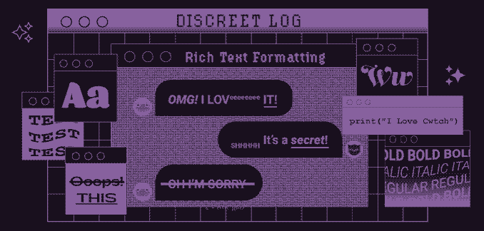 Discreet Log #28: Message Text Formatting | Open Privacy Research Society